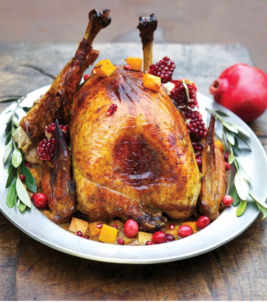 Pomegranate-Infused Roast Turkey Braise from Food of Life by Najmieh ...