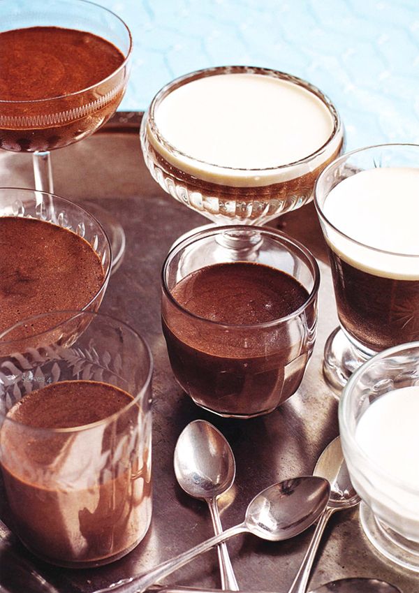 Chocolate, Rum and Raisin Mousse from Food for Friends by Levi Roots