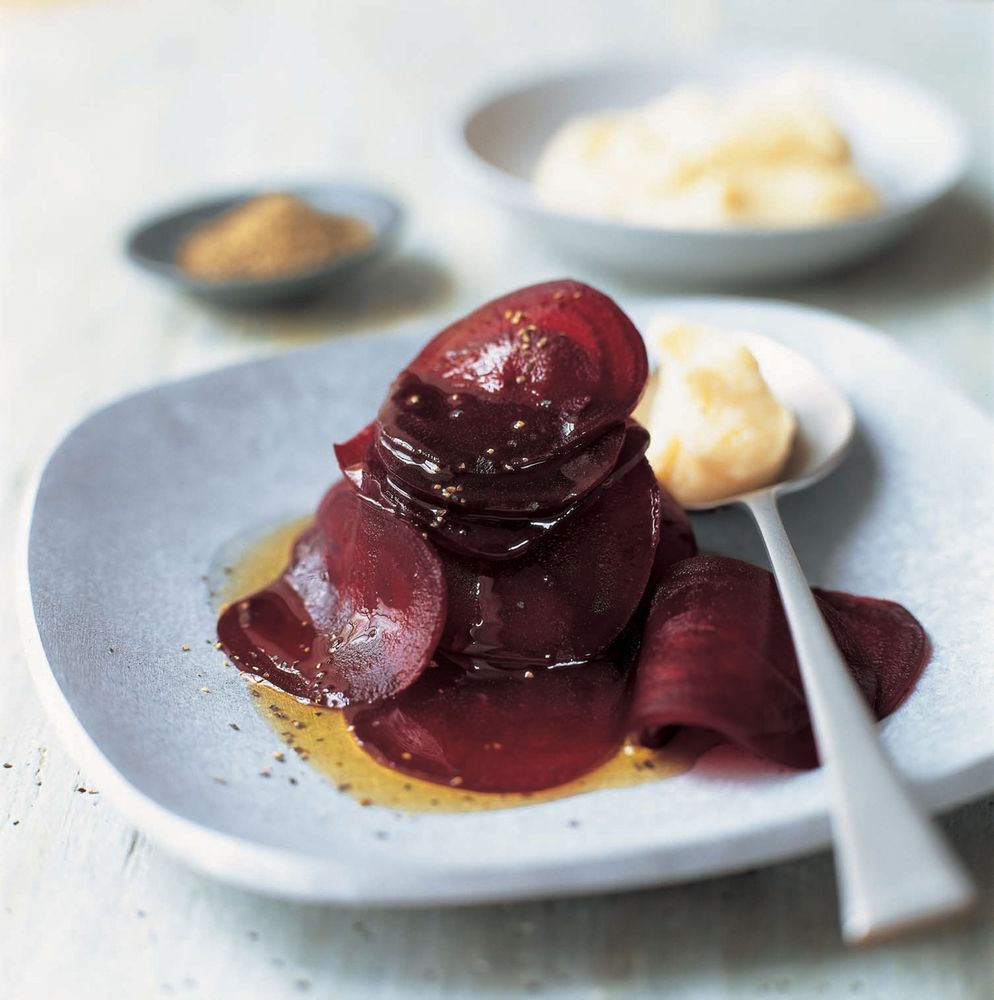 Roasted beetroot with garlic sauce from The Food & Cooking of Greece by ...
