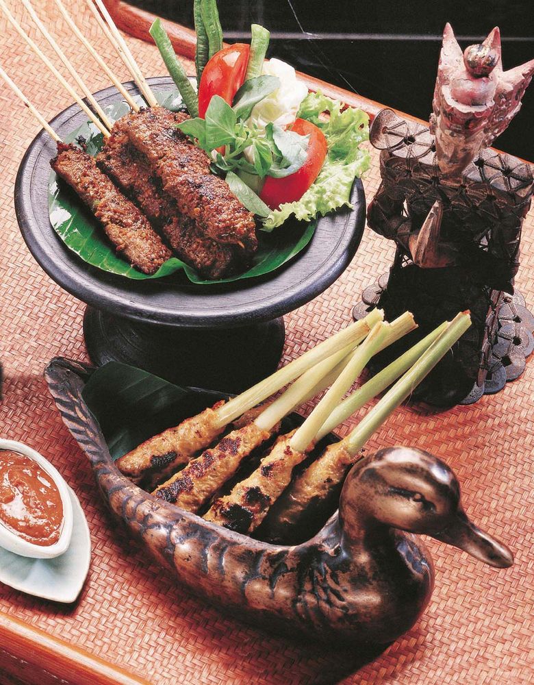 Balinese Style Chicken or Duck Satay from The Food of Indonesia ...