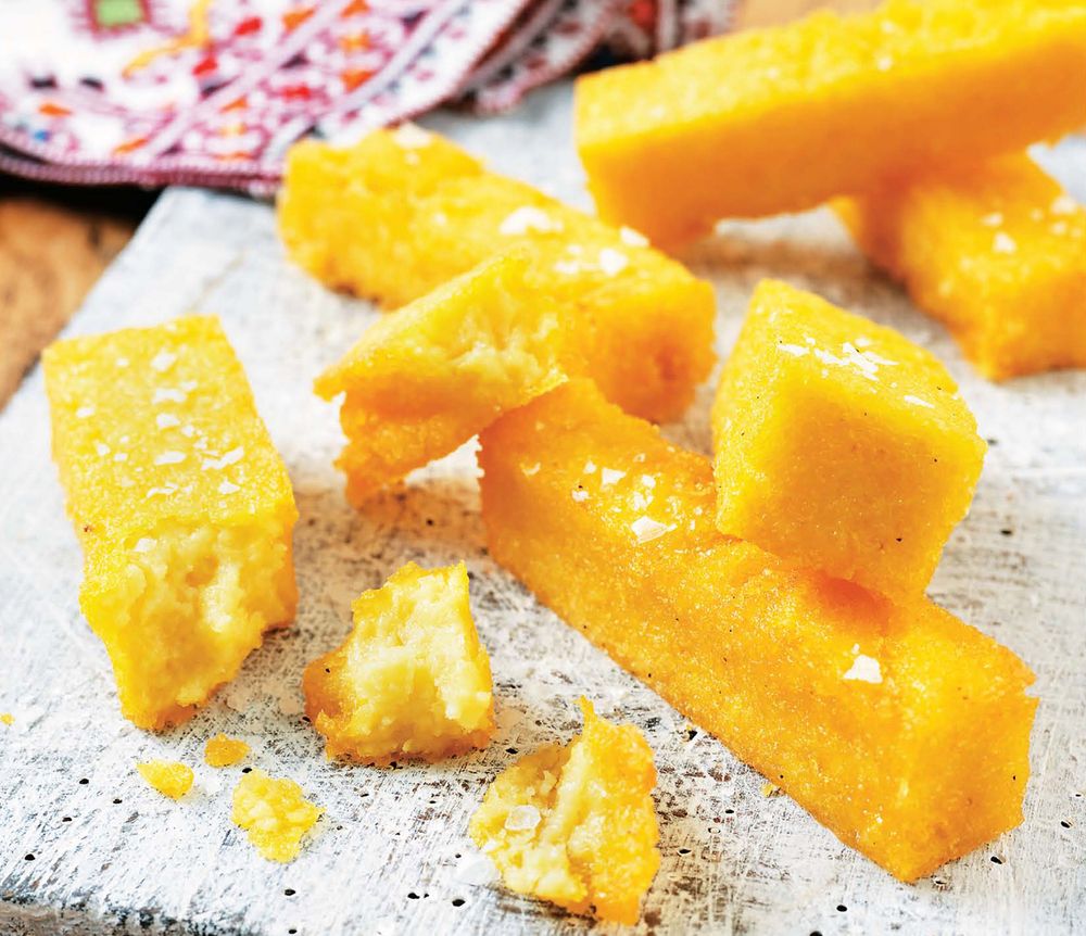 Deep-fried polenta from The Food and Cooking of Brazil by Fernando Farah