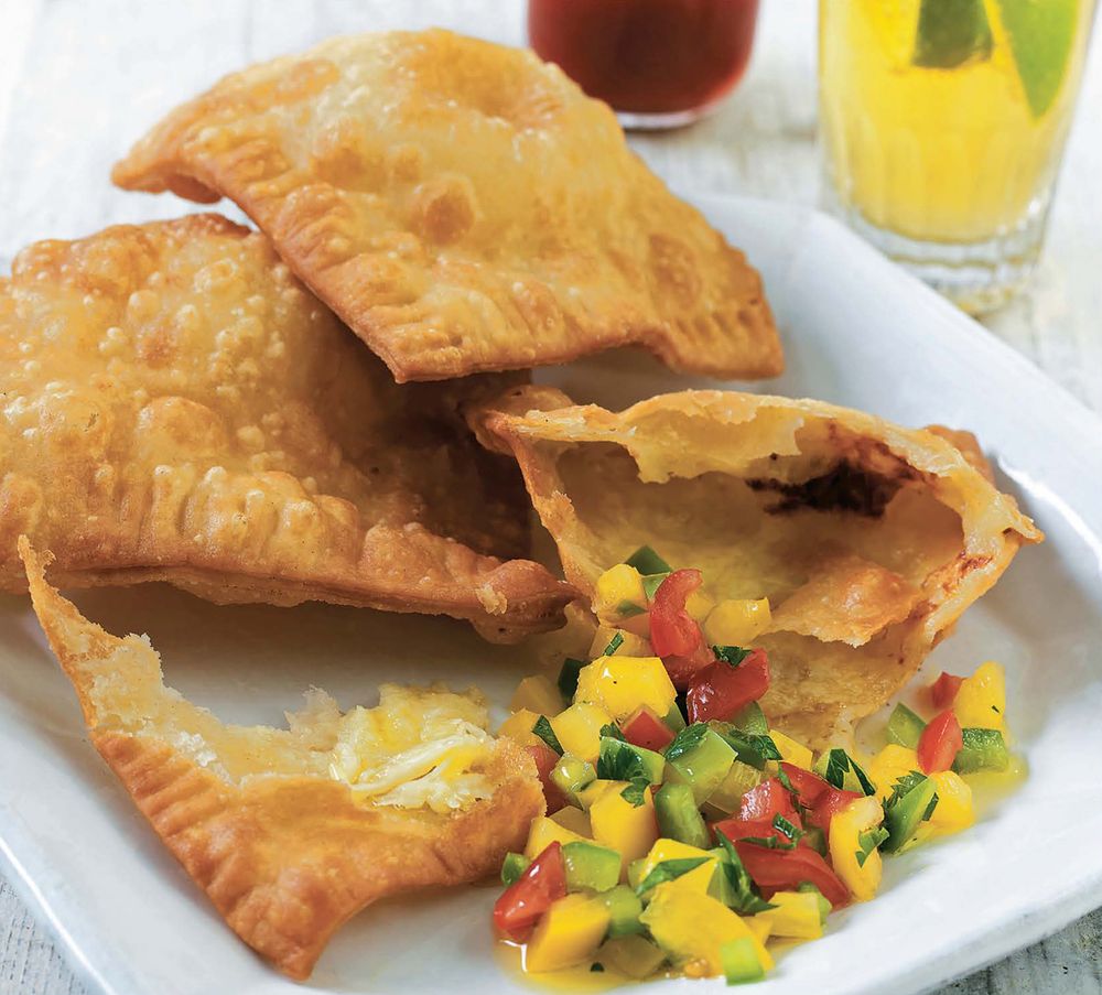 Deep-fried pastry with cheese filling from The Food and Cooking of ...