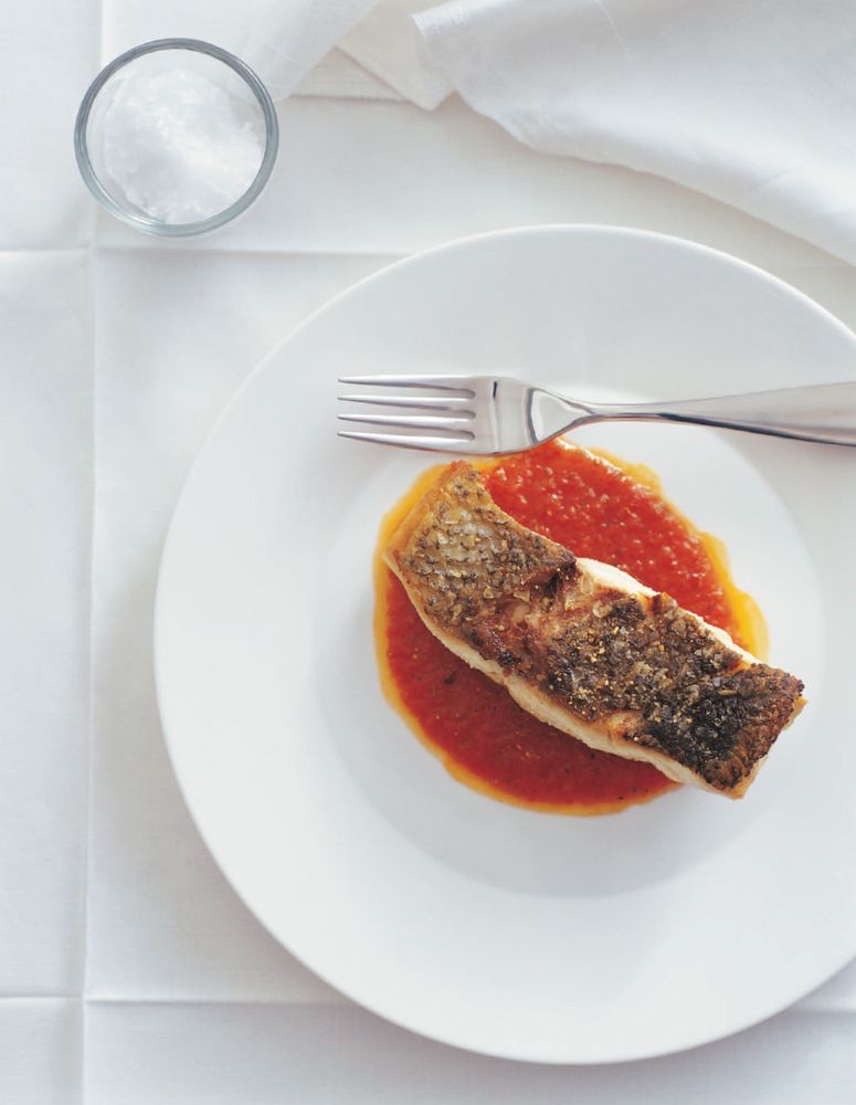 Roast Blue Eye with Roast Tomato Sauce from The Food I Love by Neil Perry