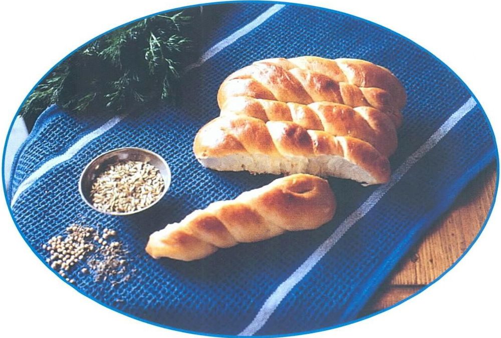 Wedding Bread from Lefkas from The Foods of the Greek Islands by Aglaia ...