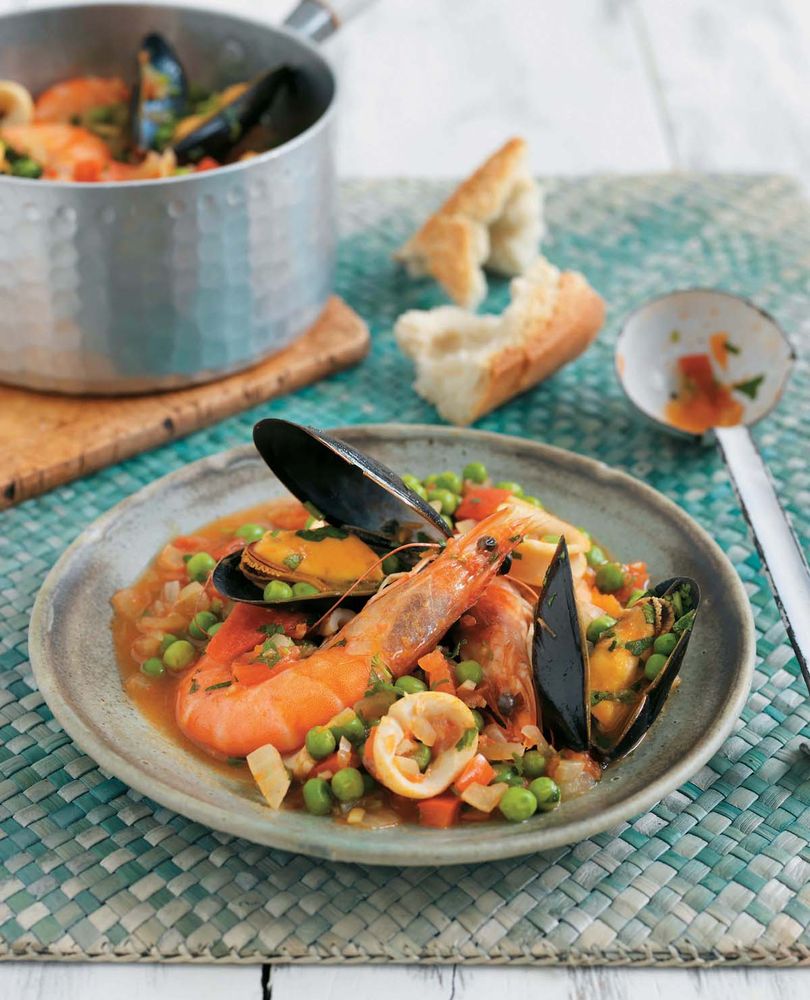 Seafood stew from The Food and Cooking of Argentina by Cesar Bartolini