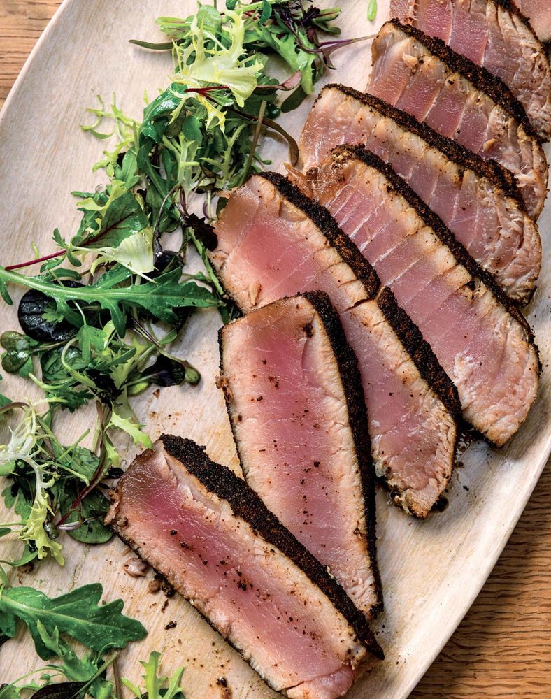 Morel-Encrusted Tuna from Fantastic Fungi: The Community Cookbook by ...