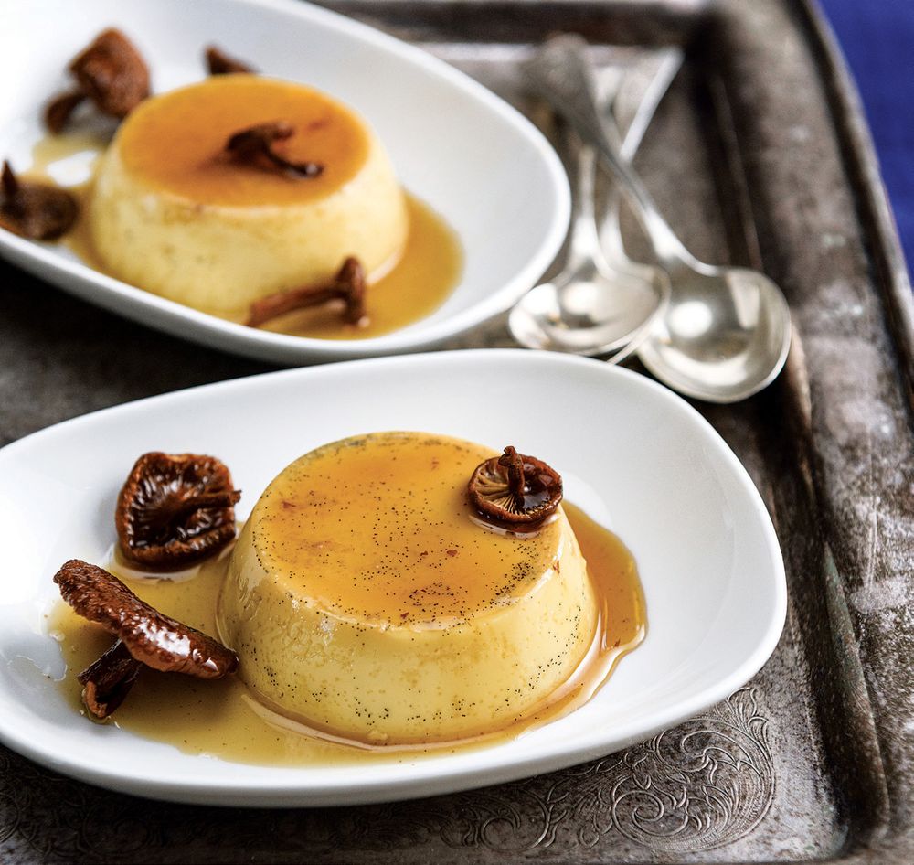 Flan with Brown Sugar Candy Cap Syrup from Fantastic Fungi: The ...