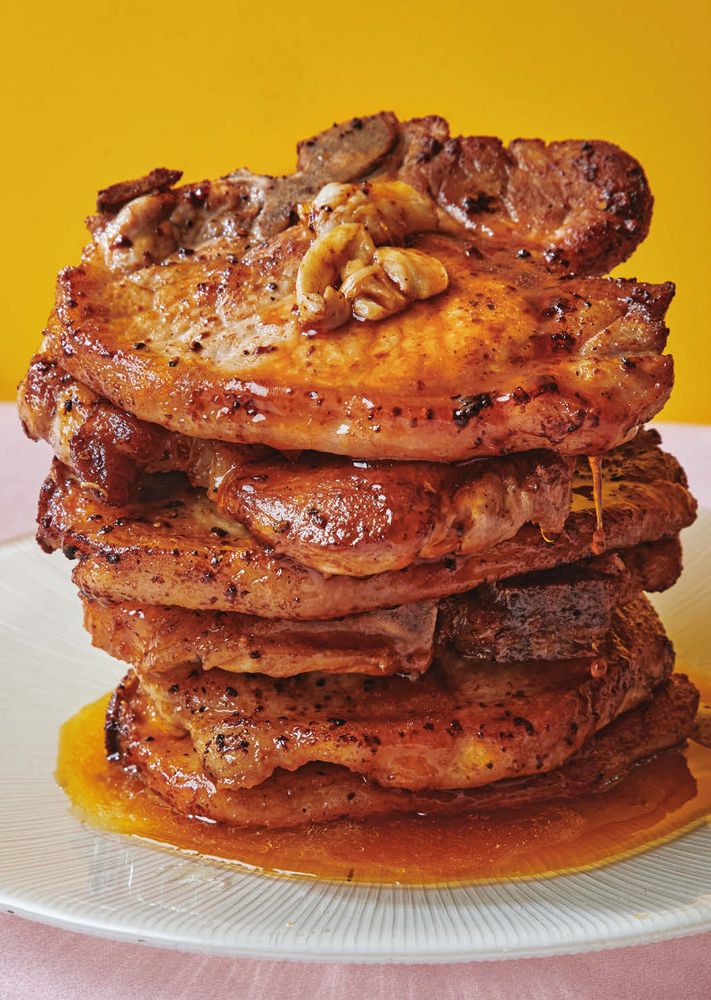 Fried Pork Chop Stack from Filipinx by Angela Dimayuga and Ligaya Mishan