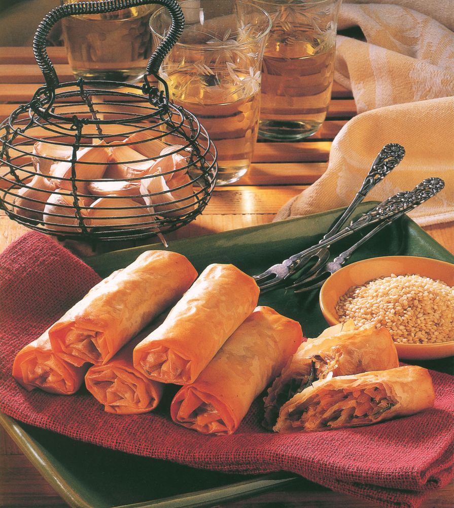 Mini spring rolls from Finger Food: Le Cordon Bleu Home Collection by ...