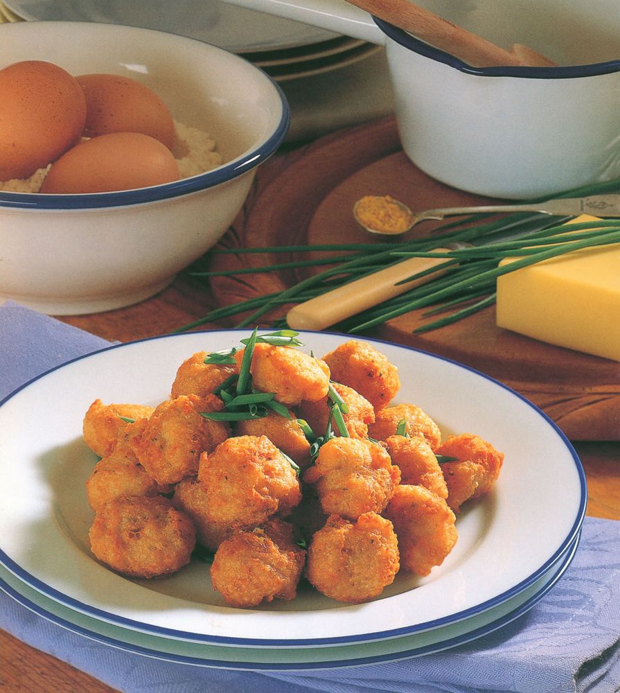 Blue cheese puffs from Finger Food: Le Cordon Bleu Home Collection by ...