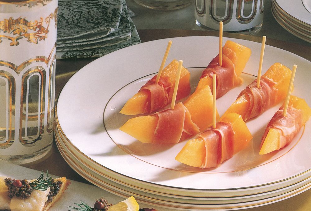 Parma ham and melon fingers from Finger Food: Le Cordon Bleu Home ...