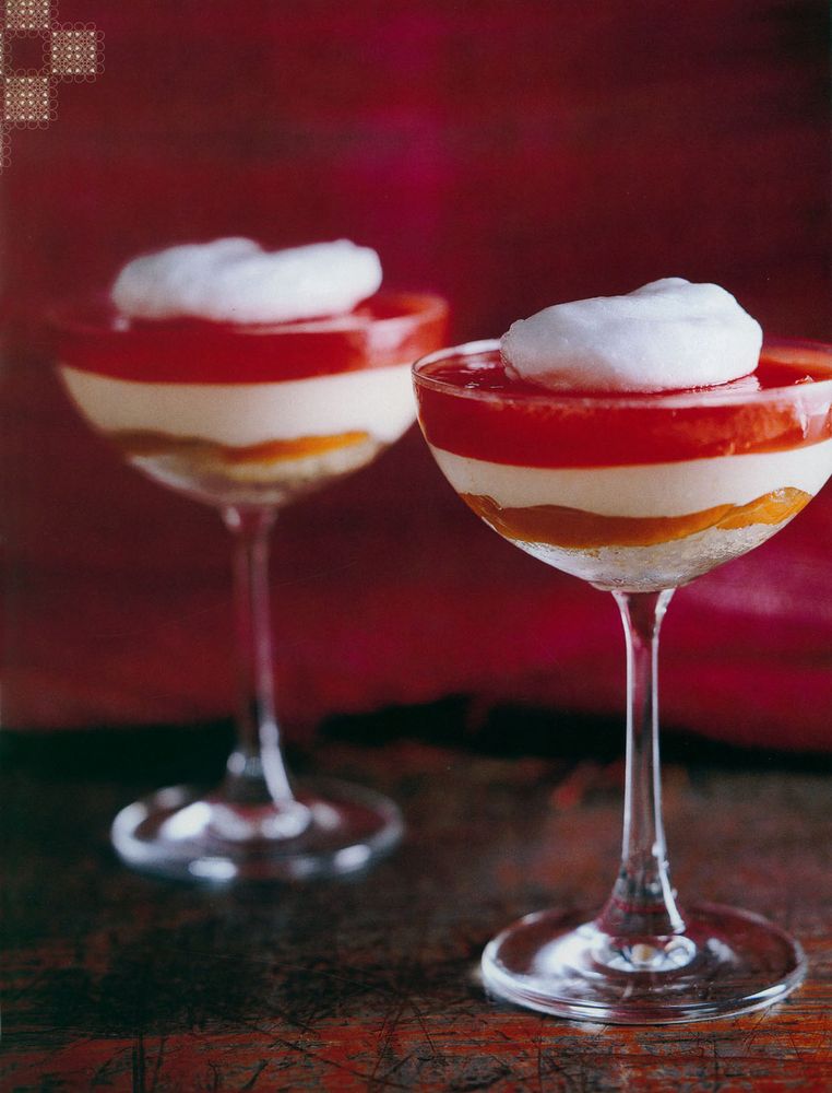 Peach and Pink Grapefruit Trifle with Campari Jelly from Fire: A World ...