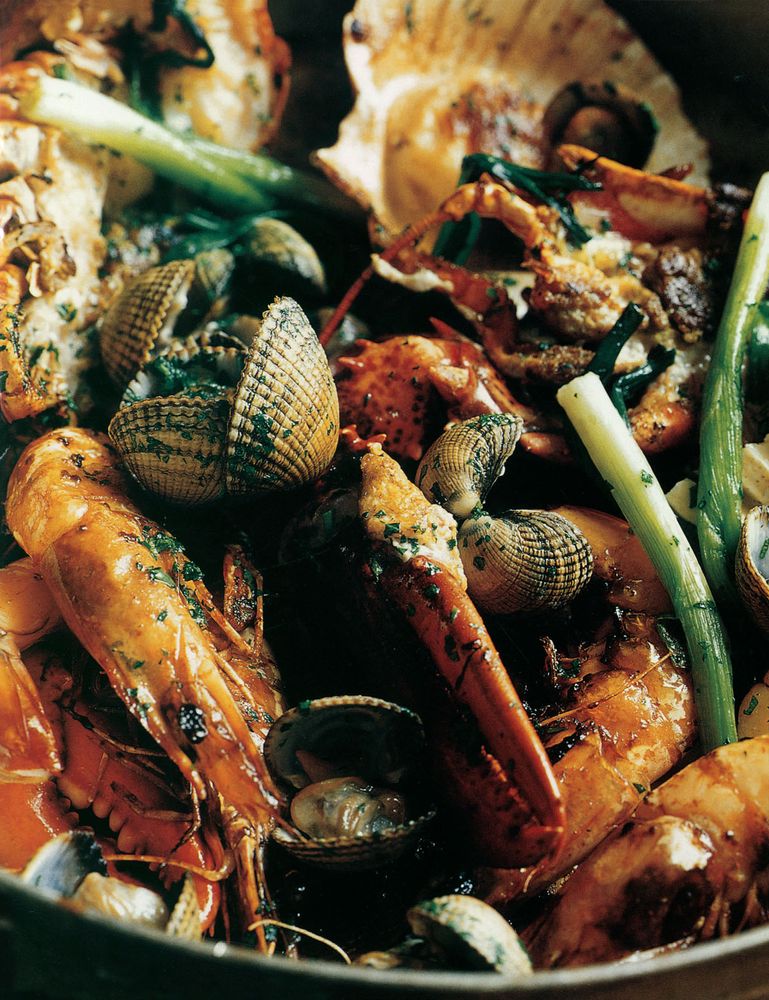Roasted shellfish with aïoli from Fish etc.: the ultimate book for ...