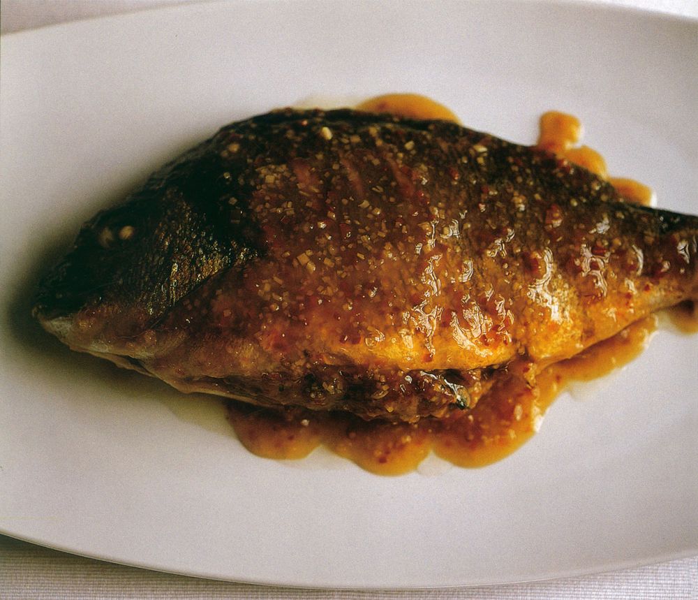 Pork-stuffed sea bream with ginger sauce from Fish etc.: the ultimate ...