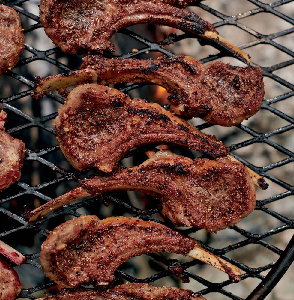 Grilled Lamb Chops with Ancho Lemon Vinaigrette from Flavor by Fire ...