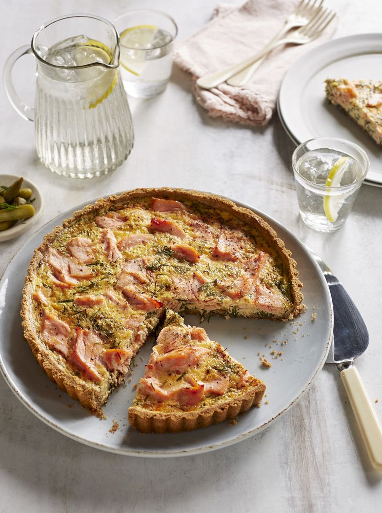 Salmon, dill and rye tart from The Flexible Baker: 75 delicious recipes ...
