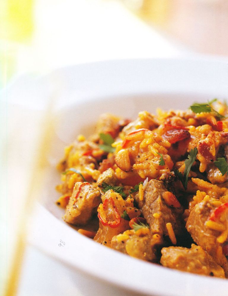 Pilau Rice with Lamb or Goat from Floyd's Fjord Fiesta by Keith Floyd