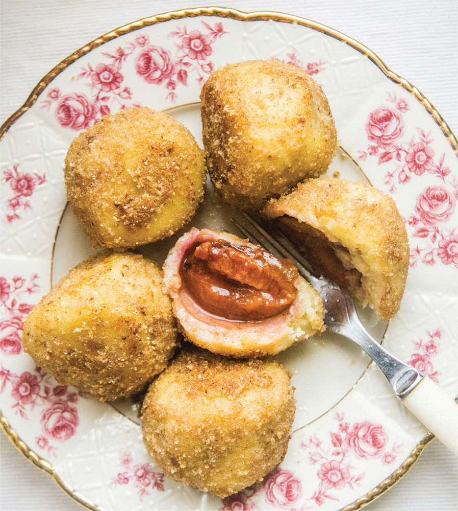 Potato Knedle with Plums and Cinnamon-Honey Butter from Fresh From ...