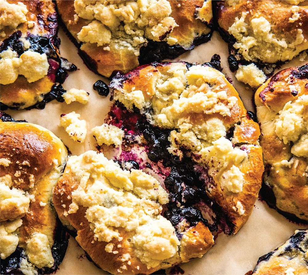 Sweet Blueberry Buns with Streusel from Fresh From Poland: New ...
