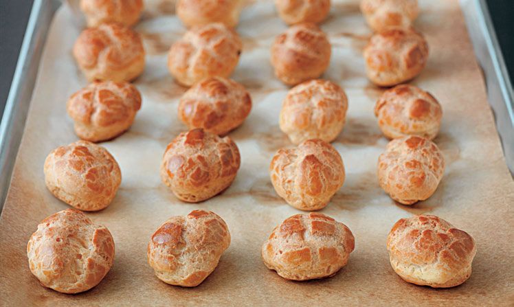 Profiteroles from The Fundamental Techniques of Classic Italian Cuisine ...