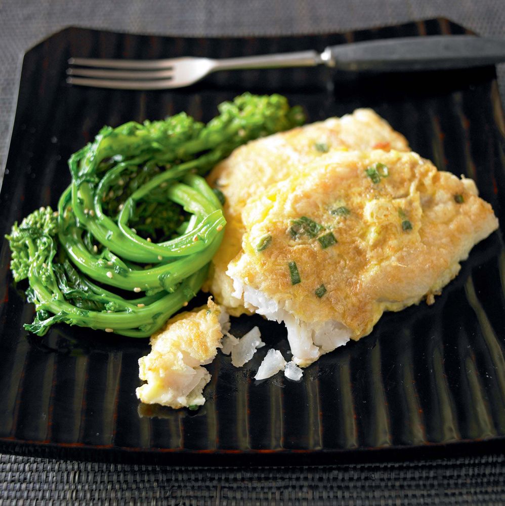 Pan-fried Cod with Broccoli Rabe from The Korean Table: From Barbecue ...