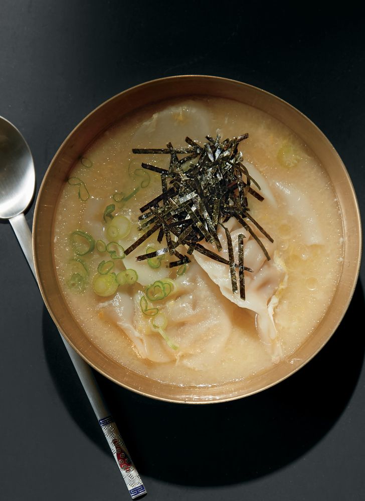Rice Cake and Dumpling Soup from Korean Home Cooking: Classic and ...