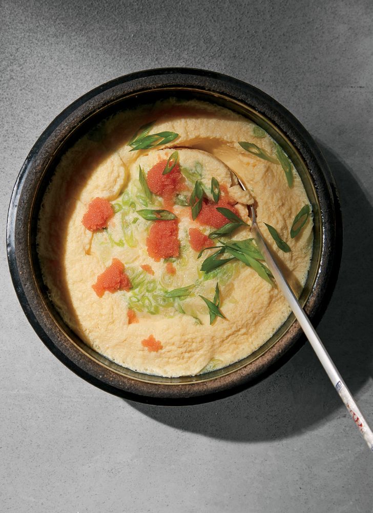Steamed Eggs with Salted Pollack Roe from Korean Home Cooking: Classic ...