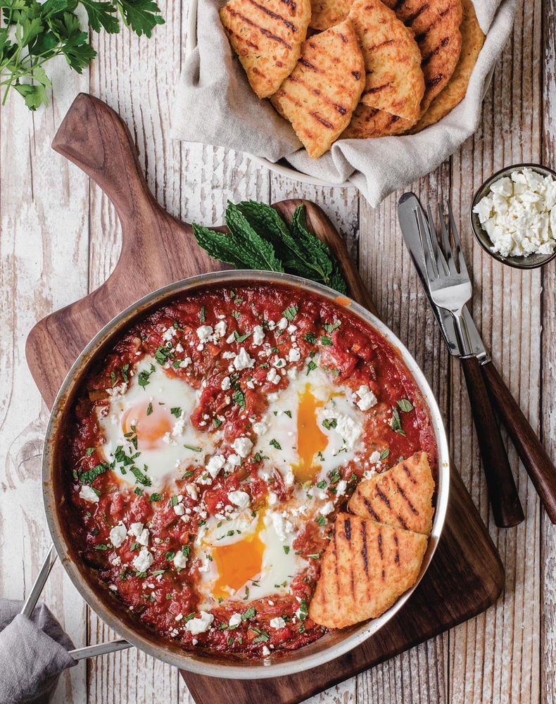 Shakshuka with Feta and Mint from Keto Meal Prep by FlavCity: 125+ Low ...