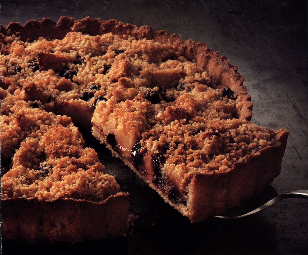 Blackcurrant & Apple Crumble Tart from Keep it Simple by Alastair Little