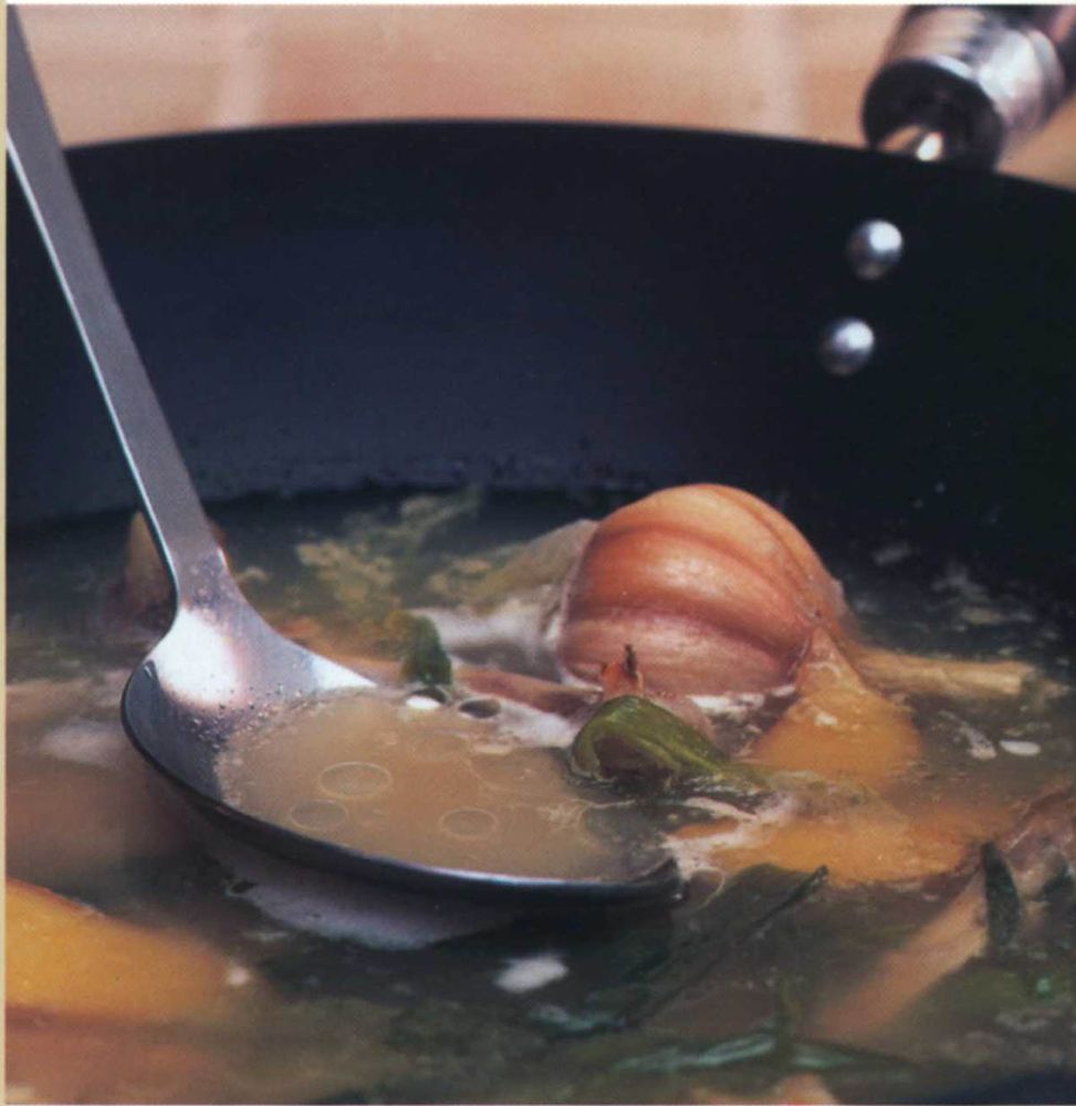 Basic Home-made Chicken Stock from Ken Hom's Quick Wok by Ken Hom