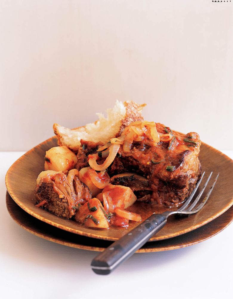 Beef Short Ribs Braised with Tomatoes and Potatoes from How to Cook ...