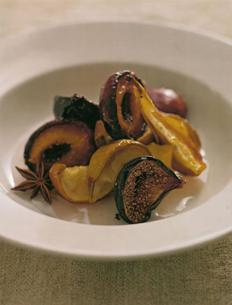Semi-Dried Autumnal Fruits with Calvados Cream from How To Eat In ...