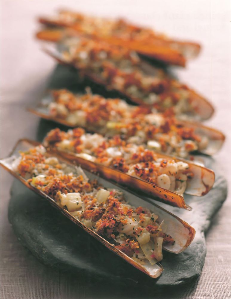 Grilled Razor clams with Chilli, Fennel and Thyme from How To Eat In ...