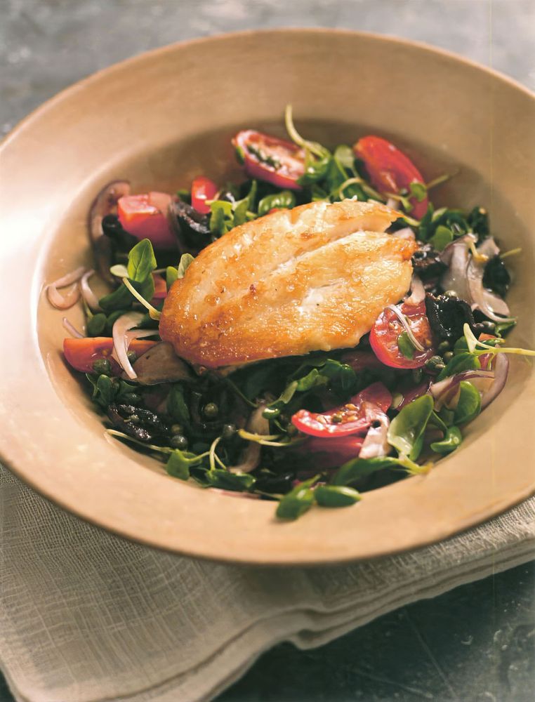 John Dory with Caper, Black Olive and Vine Tomato Salad from How To Eat ...