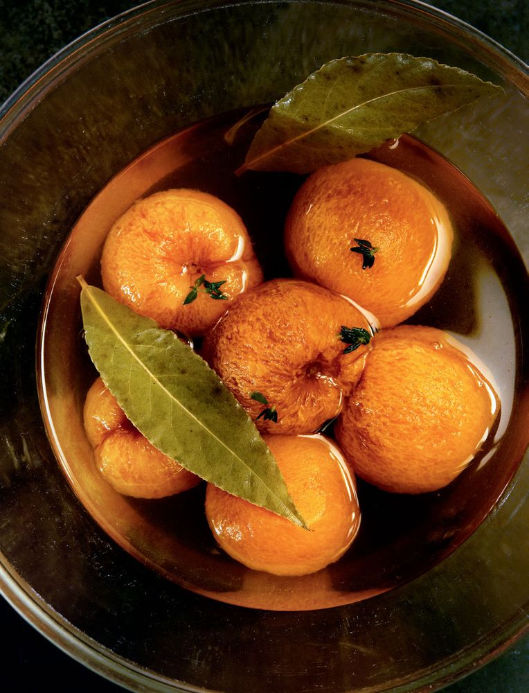 Apricots in Muscat Syrup with Thyme + Bayleaf from Home Made Summer by ...