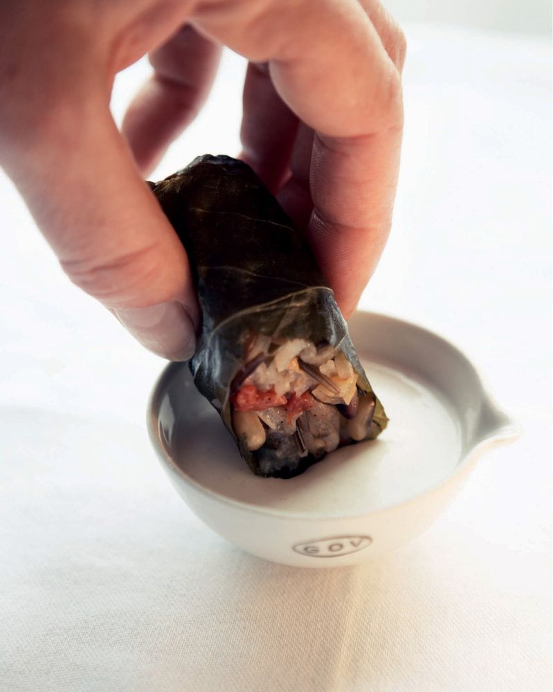 Dolmas Filled with Wild Rice from Home Made by Yvette van Boven