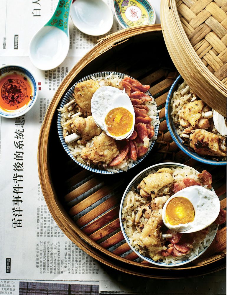 Steamed Rice Pot with Chinese Sausage & Salted Egg from Hong Kong Diner ...