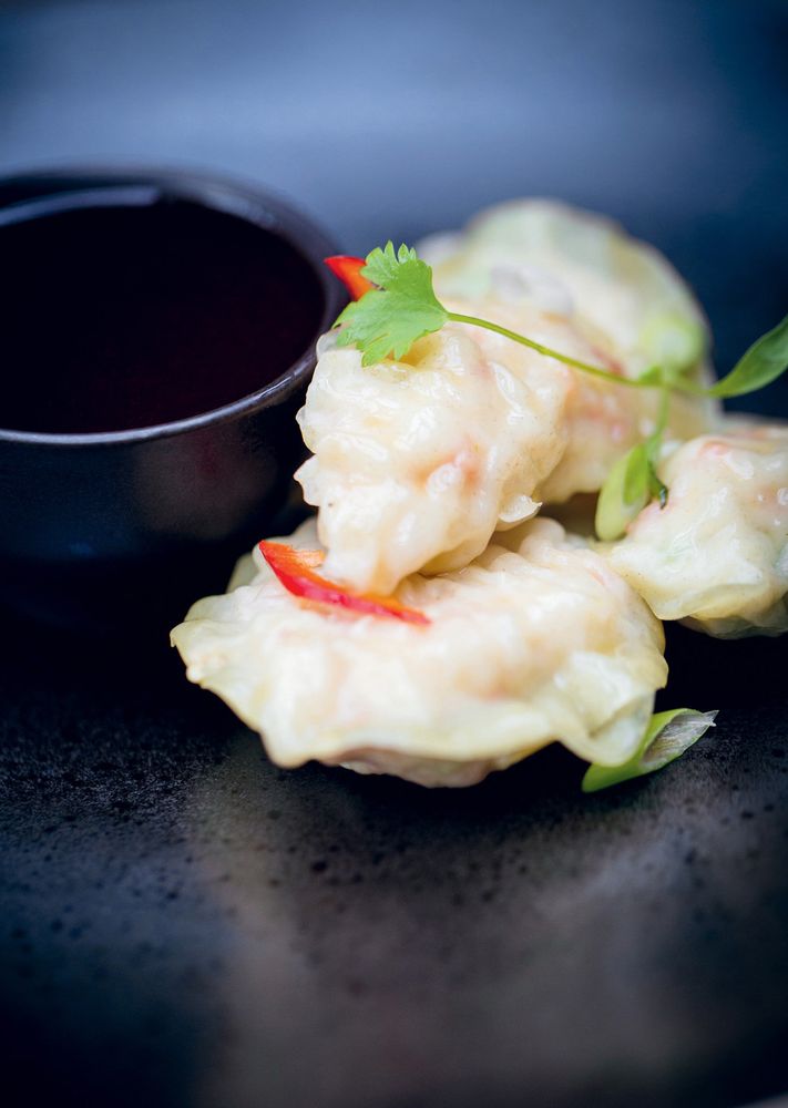 Sea Trout & Chilli Dumplings/Japanese Dipping Sauce from Hook Line ...