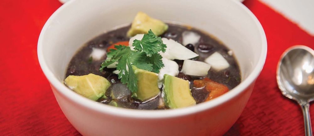 Black Bean Soup from The Healthy Teen Cookbook by Remmi Smith