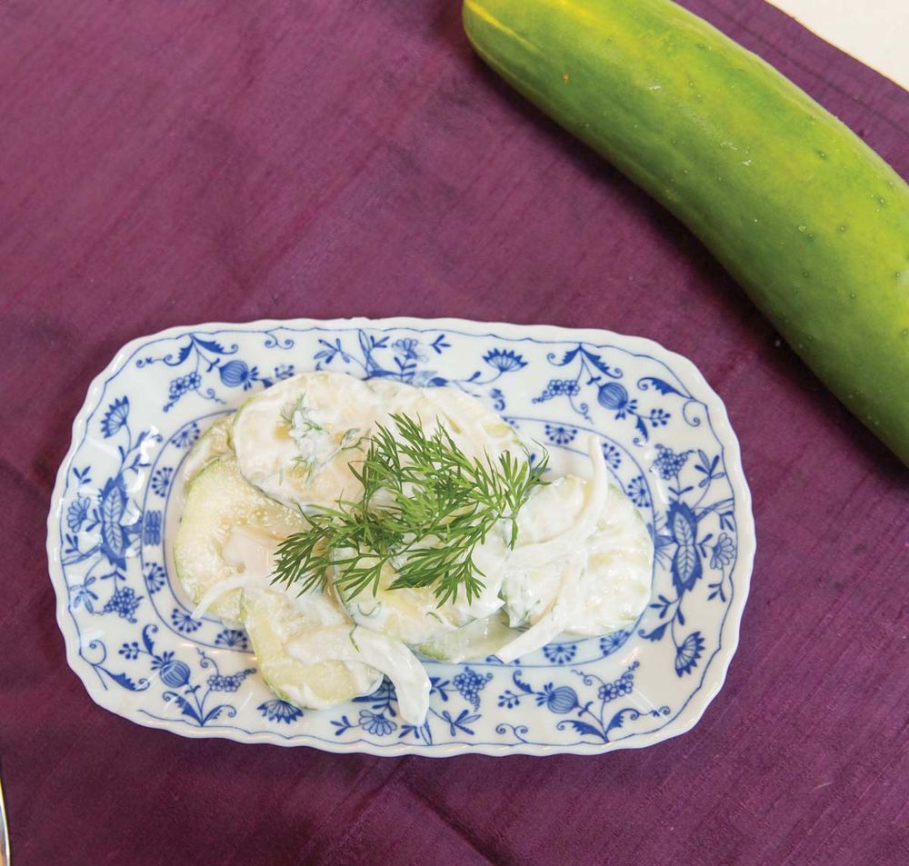 Cucumber Salad with Yogurt from The Healthy Teen Cookbook by Remmi Smith