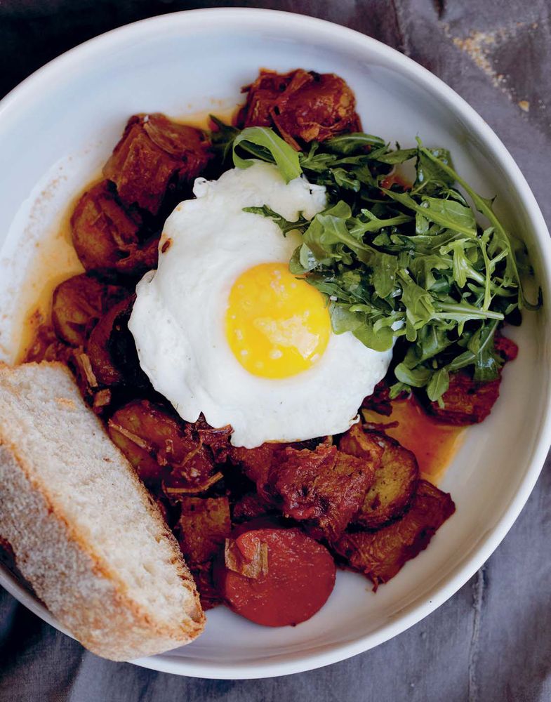 Braised Brisket and Fingerling Potato Hash from Huckleberry: Stories ...