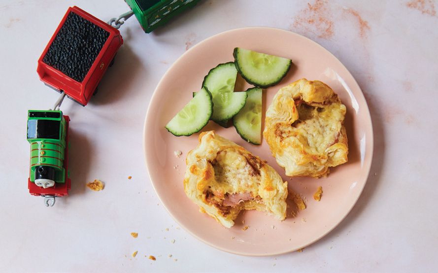 Ham & Cheese Pastry Parcels from We're Hungry!: Batch Cooking Your ...