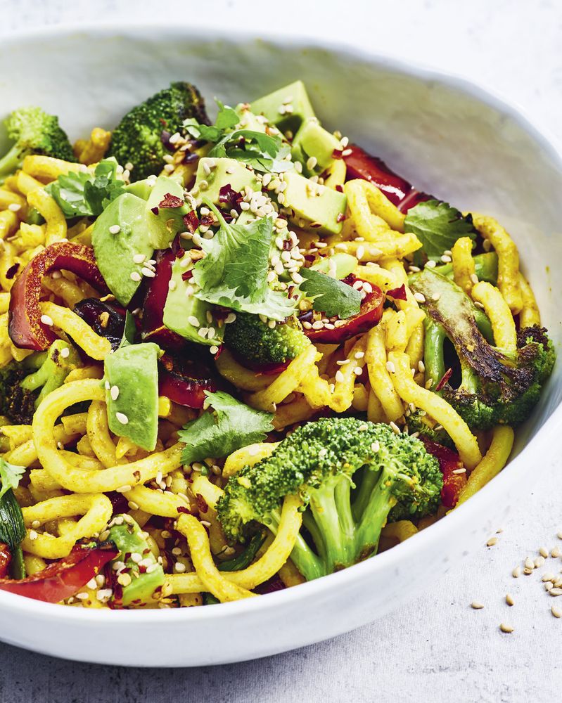 Curry Udon with Broccoli and Avocado from I Can Cook Vegan by Isa ...
