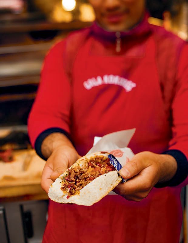 Tripe Sandwich from Istanbul Cult Recipes by Pomme Larmoyer