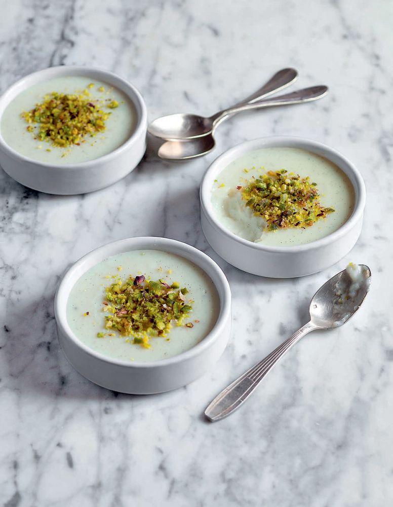 Vanilla Milk Pudding from Istanbul Cult Recipes by Pomme Larmoyer