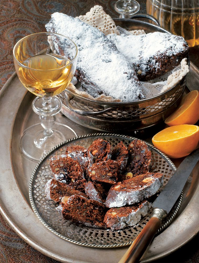 Panpepato from The Italian Regional Cookbook by Valentina Harris