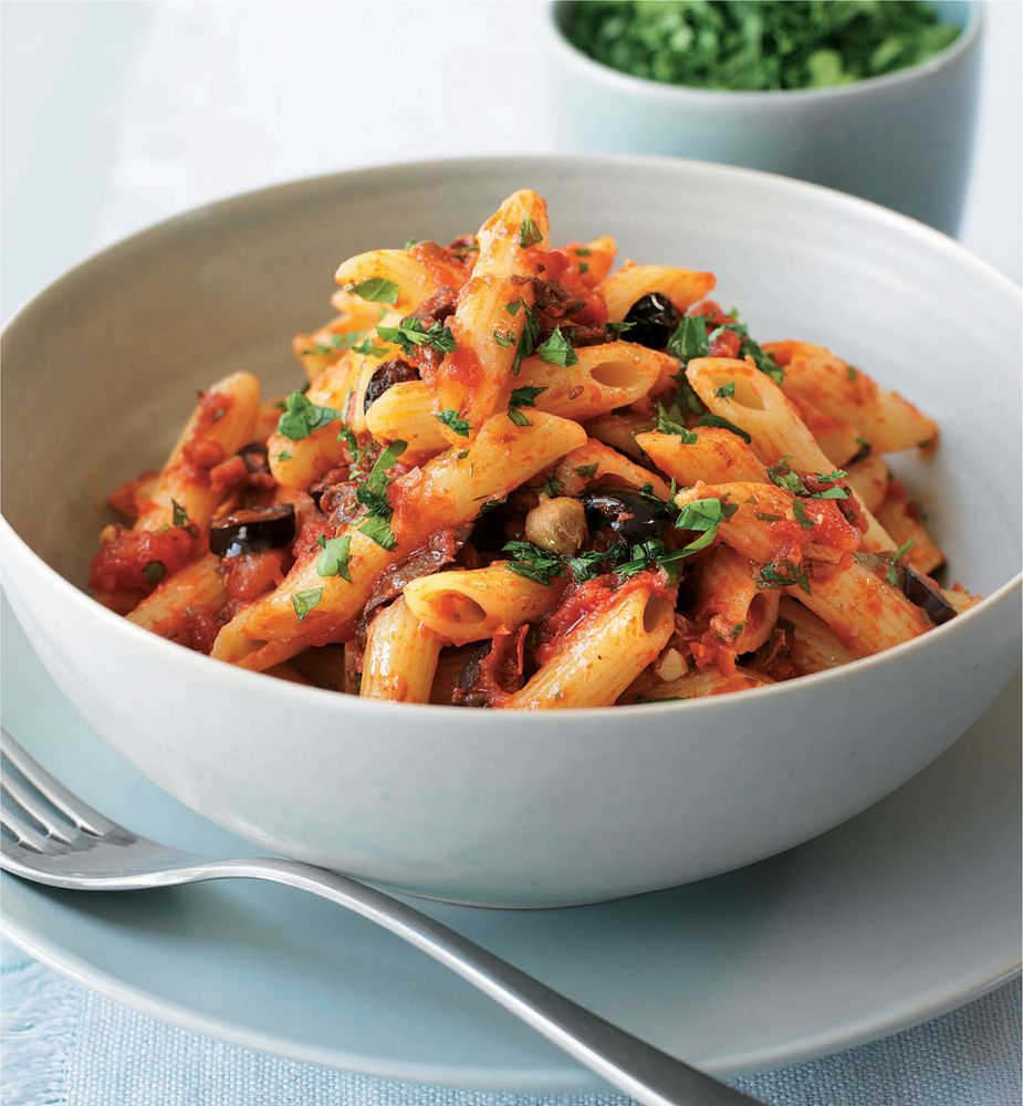 La Puttanesca from The Italian Regional Cookbook by Valentina Harris