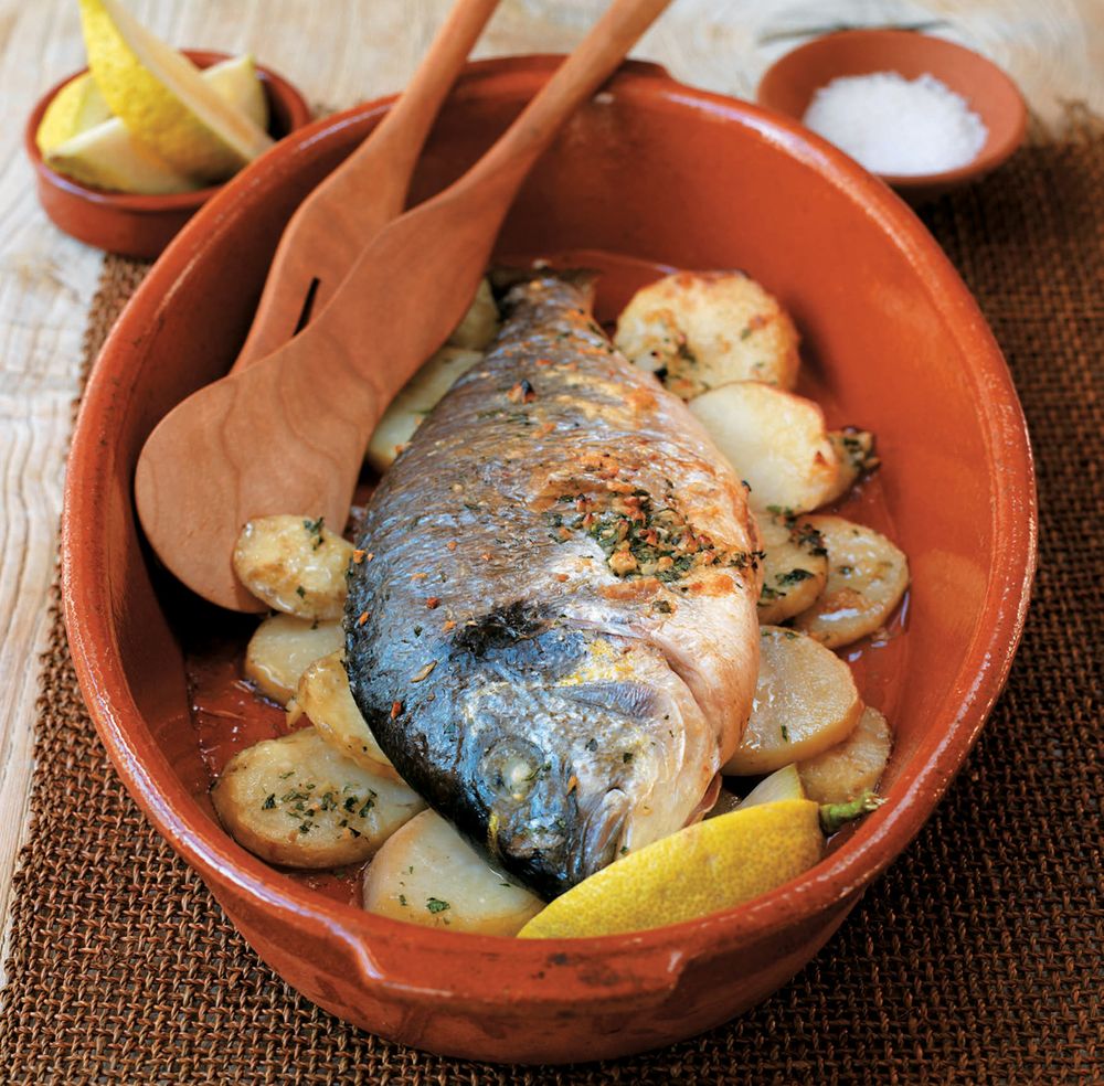 Orata alla Pugliese from The Italian Regional Cookbook by Valentina Harris
