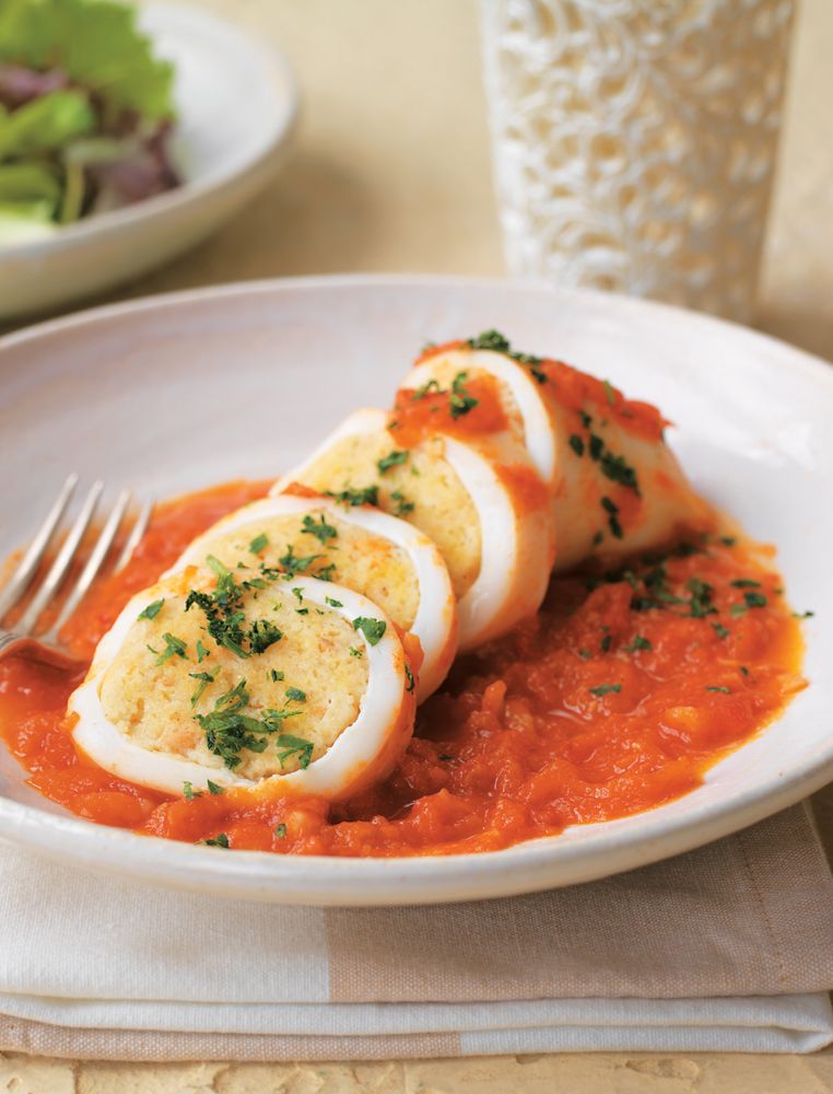 Seppie Ripiene from The Italian Regional Cookbook by Valentina Harris