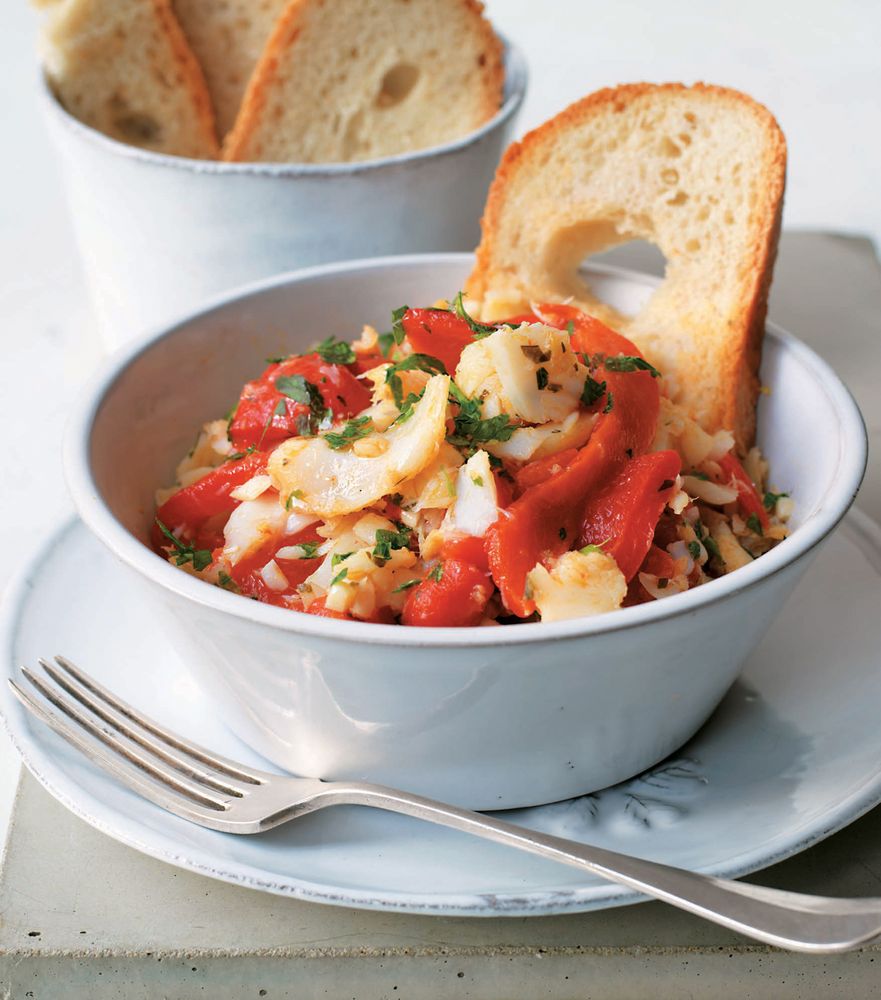 Baccalà e Peperoni from The Italian Regional Cookbook by Valentina Harris